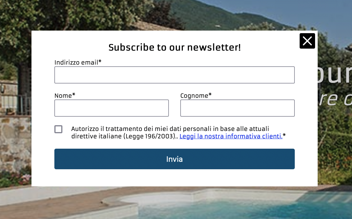 How to add a marketing popup with MailChimp subscription form – Builderius